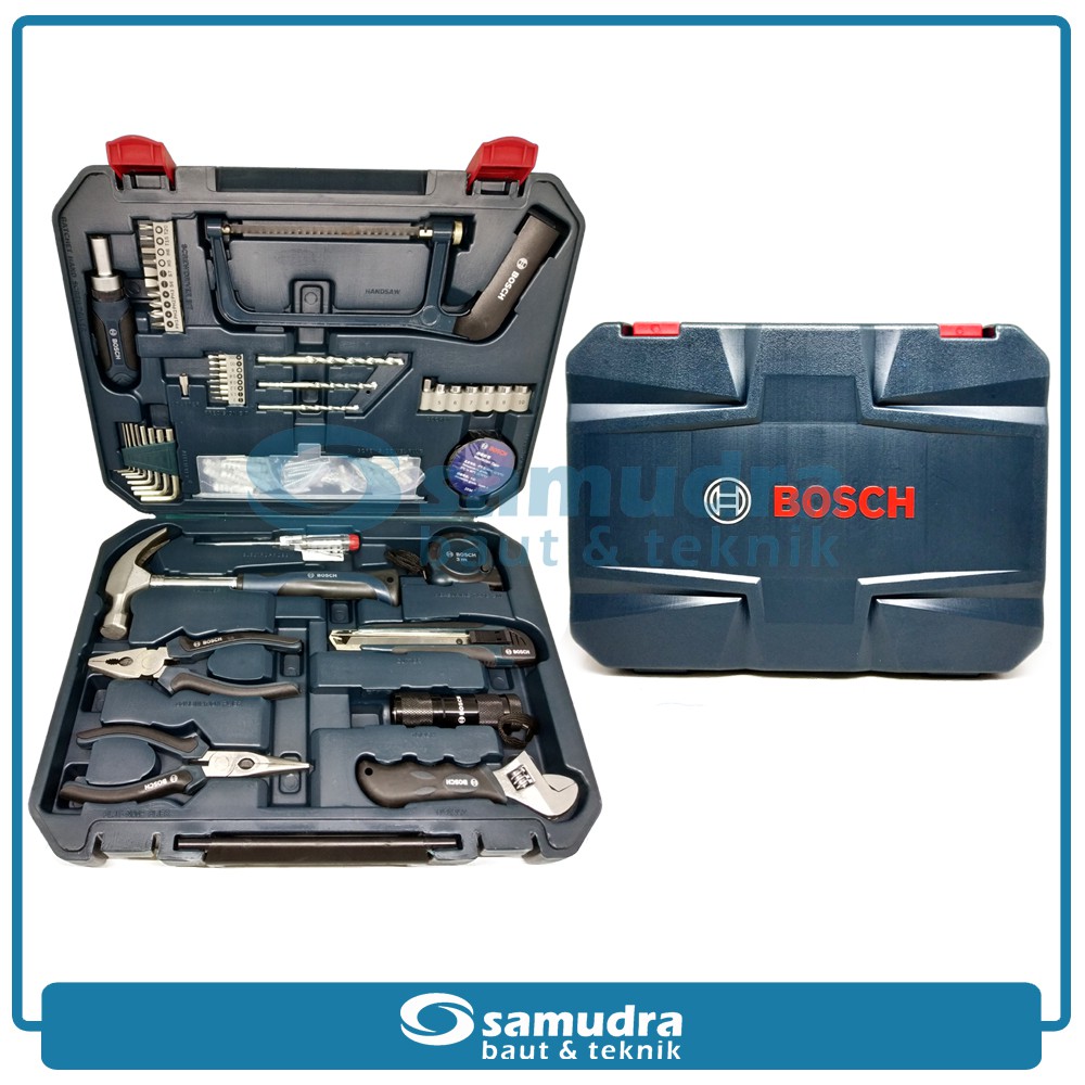 Jual BOSCH 108 Pcs Tool Kit Set Multifungsi Serbaguna Tool Box Toolbox | Shopee Indonesia