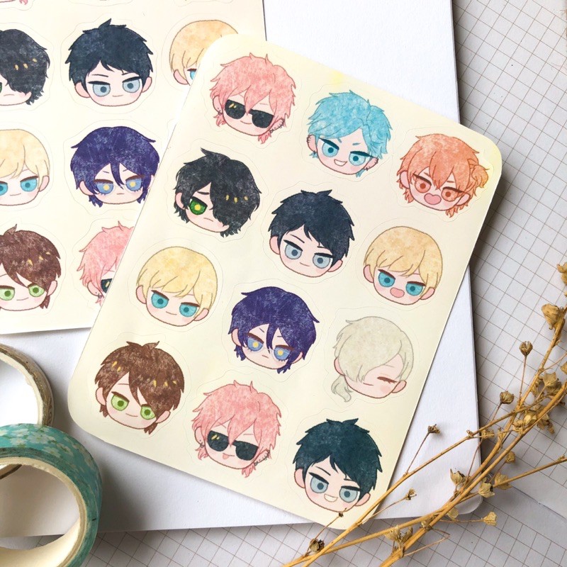 Jual Sticker Yaribu Yarichin Bitch Club | Stiker Anime Ayato Yuri Toru ...