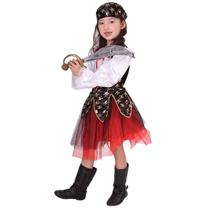 Jual Costume PIRATE GIRL kostum cosplay bajak laut anak Halloween ...