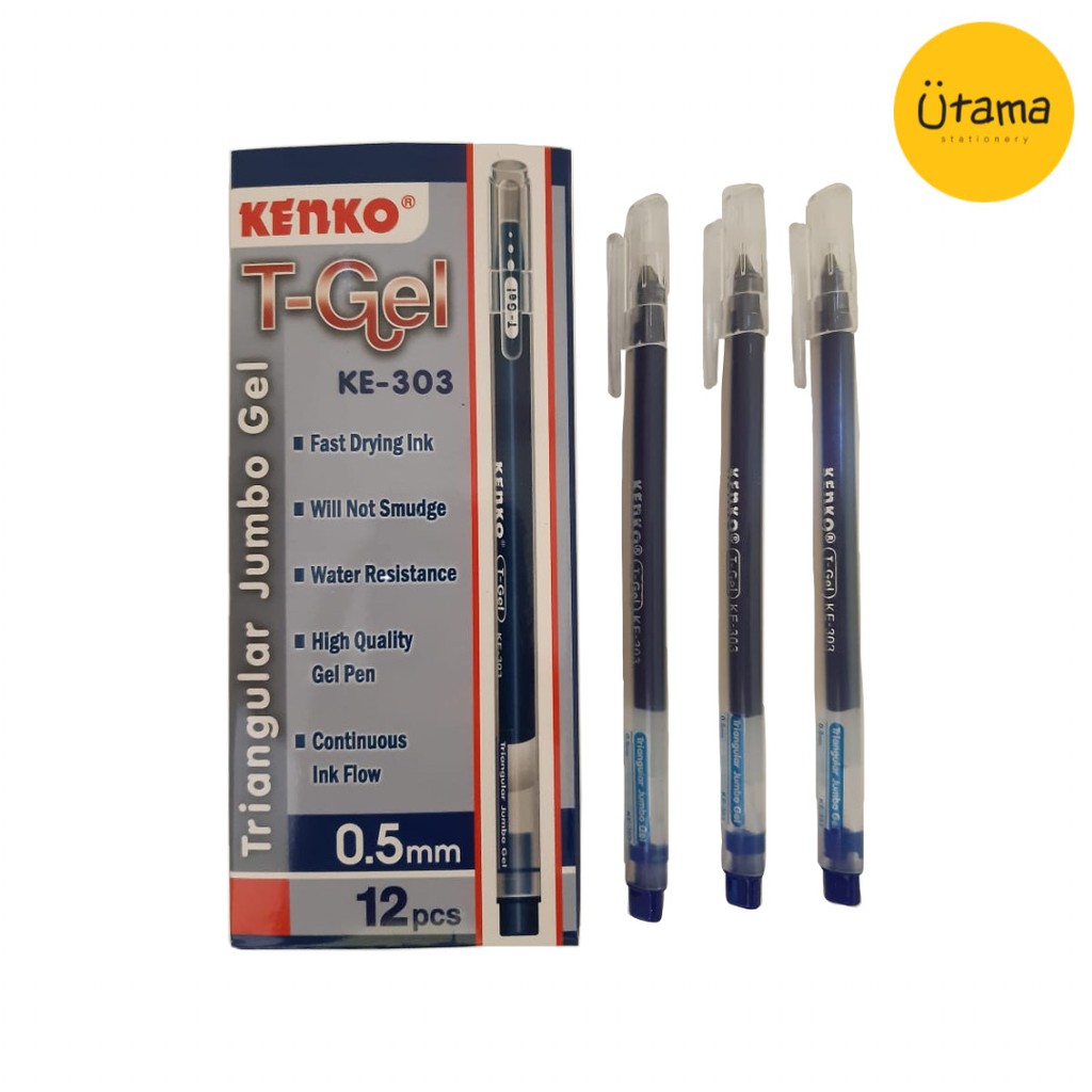 Jual Bolpen/Ballpoint/Bolpoint/Pena/Ballpen/Pulpen Kenko T-Gel KE-303 ...