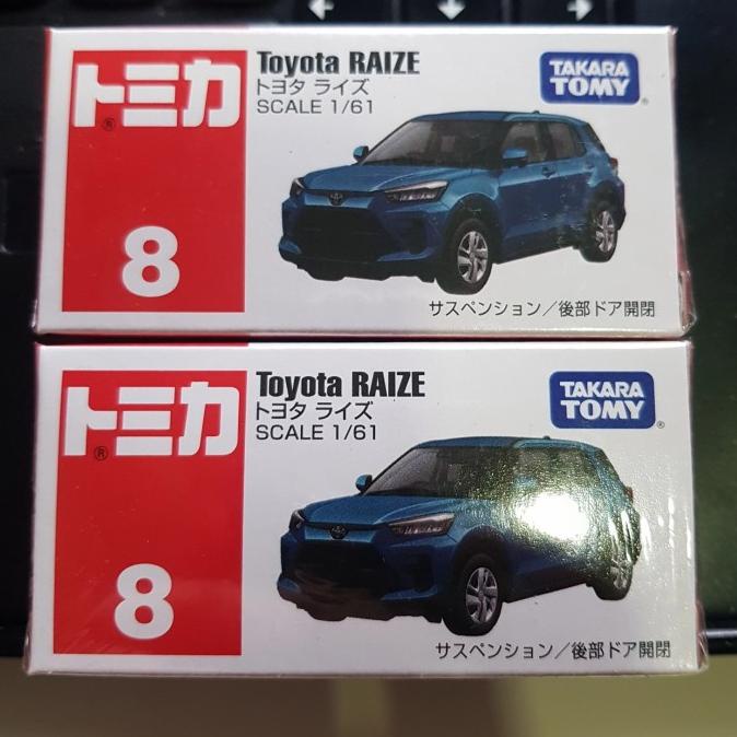 Jual Die-cast Takara Tomy Tomica Toyota Raize blue biru no 8 | Shopee ...