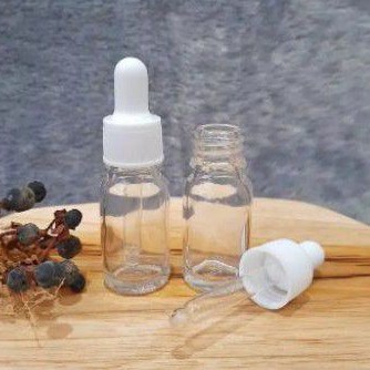 Jual BOTOL KACA DROP PIPET 10ML KACA BENING POLOS PUTIH TEBAL | Shopee ...