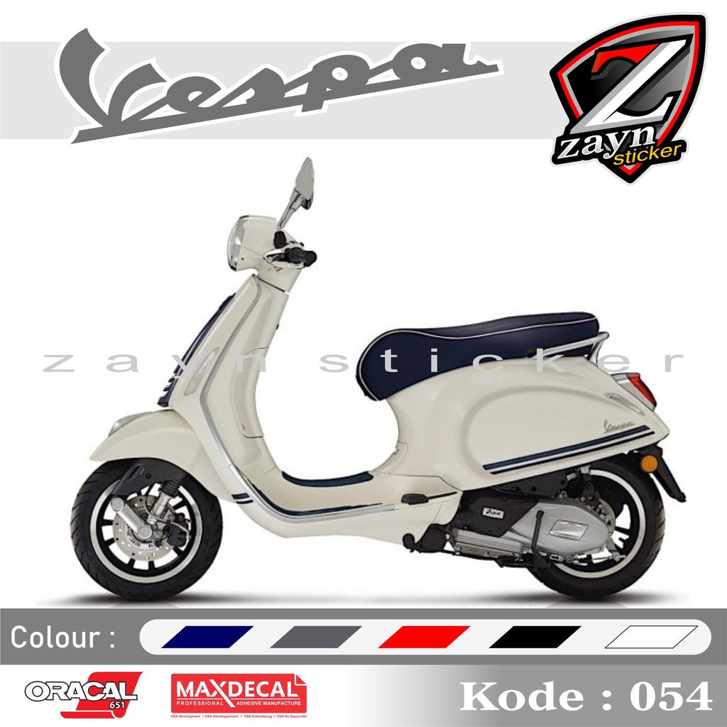 Jual TERMURAH, LIST STICKER CUTTING STRIPING STIKER VESPA PRIMAVERA ...