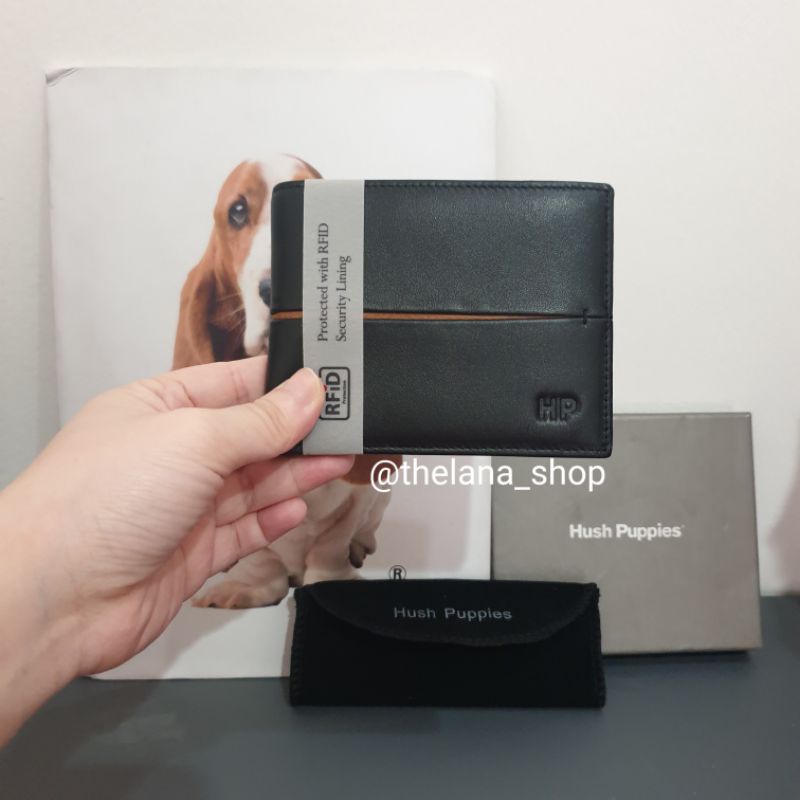 Jual RFID!! DOMPET HUSH PUPPIES PRIA ORIGINAL COUNTER KULIT ASLI HITAM ...