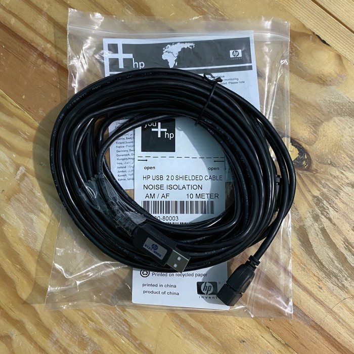 Jual kabel USB 2.0 Extension 10M cable Perpanjang 10 Meter Merk HP ...