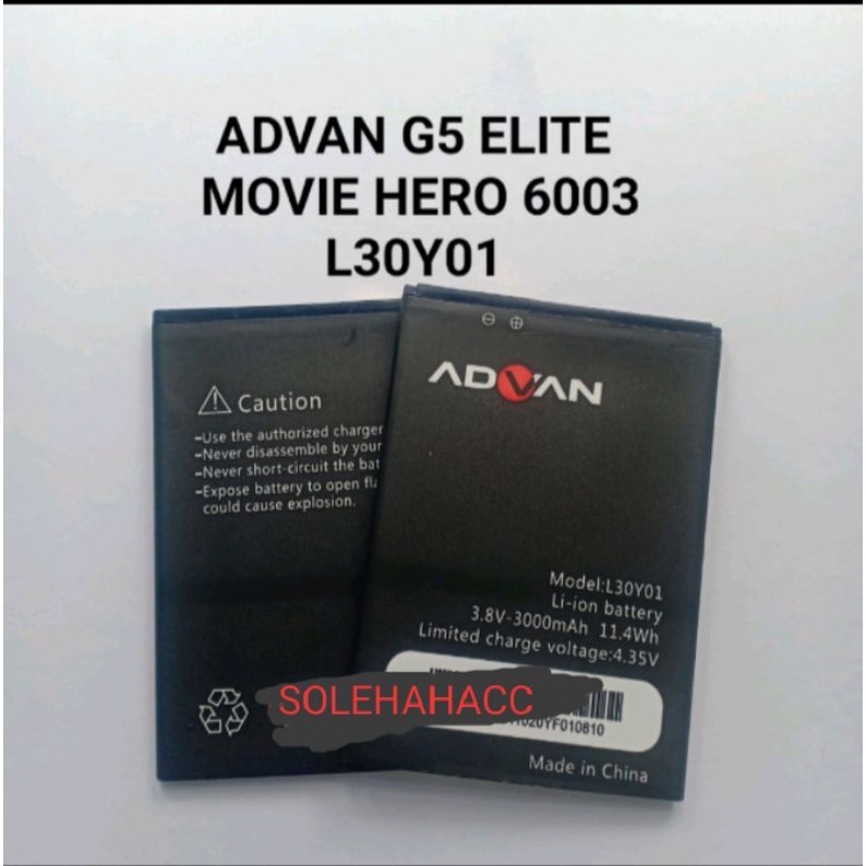 Jual batrei batrei original Advan nasa G5 elite movie 6003 Hero/tipe ...
