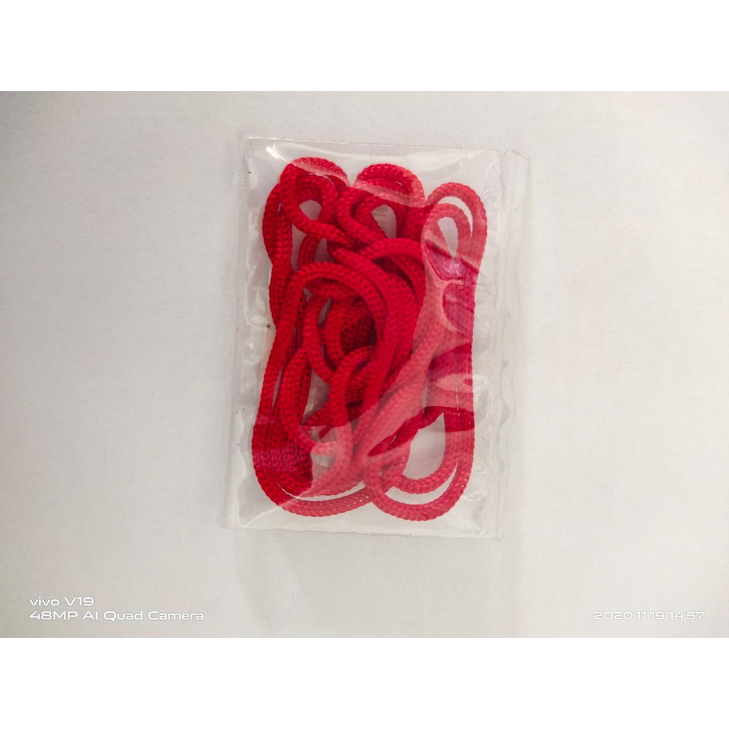 Jual TALI Lampion 1 mtr MERAH RUMBAI - tali rumbai 1 meter - red rope ...