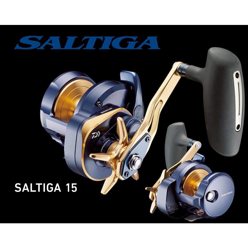 Jual Daiwa Saltiga 15 Model 2022 15H 15HL Over Head OH Reel Pancing ...