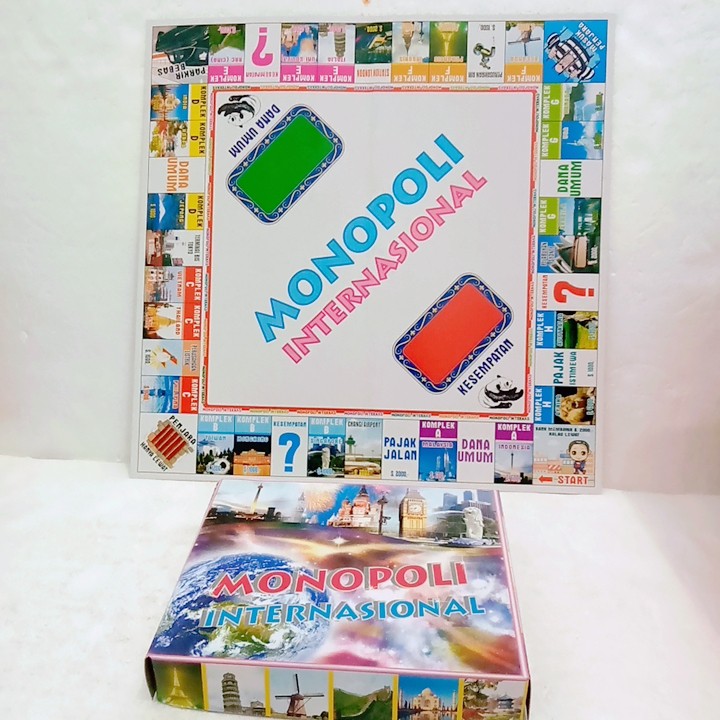 Jual Mainan monopoli internasional (1paket) + peniti isi 12 | Shopee ...