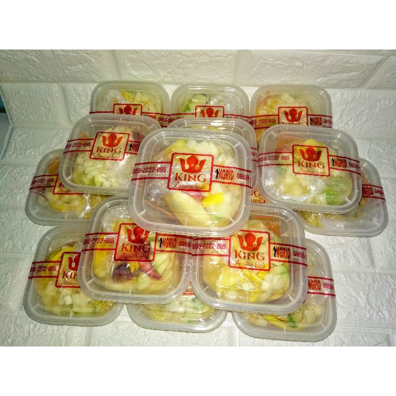 Jual aseman buah 100% buah segar, asinan buah segar, cemilan sehat ...