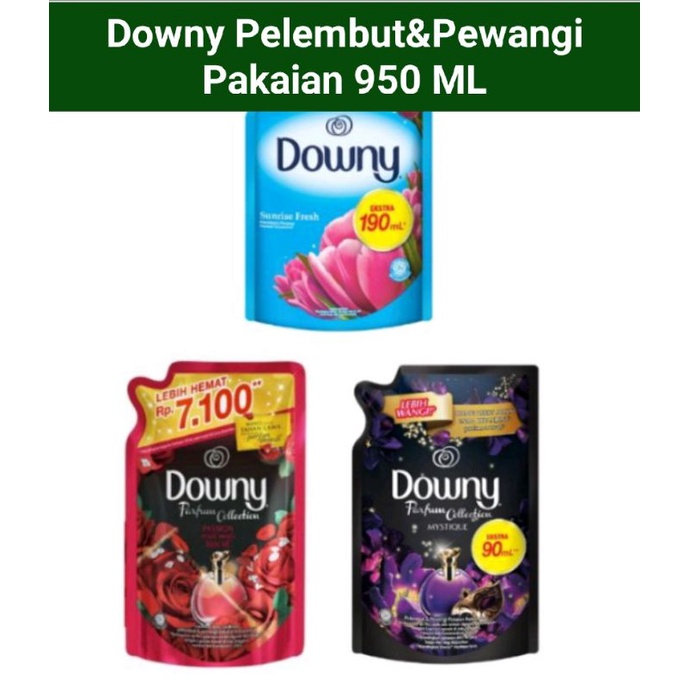 Jual Downy Pelembut Dan Pewangi Pakaian Konsentrat Passion 950 ML | Shopee Indonesia