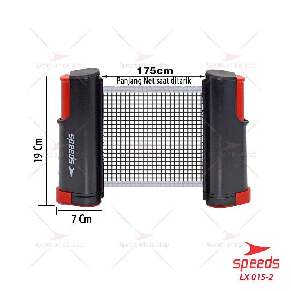 Jual SPEEDS NET PINGPONG / NET Original Net Jaring Tenis Meja Pingpong Portable Tennis Ball Net ...