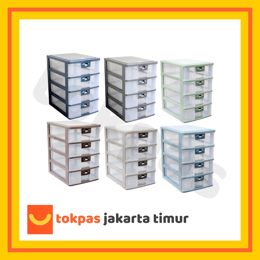 Jual Laci Plastik Pressa Susun 4 Lion Star PR 34 A4 Kabinet Container ...