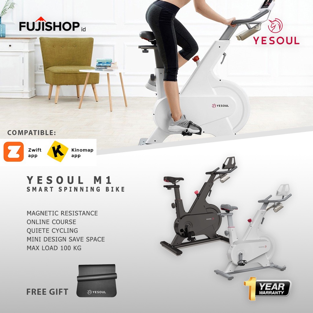 Jual Yesoul M1 Pro Home Smart Spinning Bike Indoor Sepeda Fitness | Shopee Indonesia