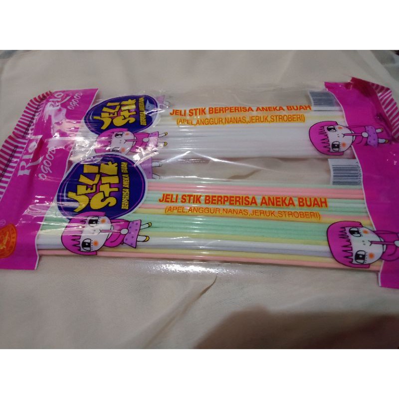 Jual JELLY STICK PANJANG BENTUK SEDOTAN MURAH JADUL JELI STIK LAWAS ...