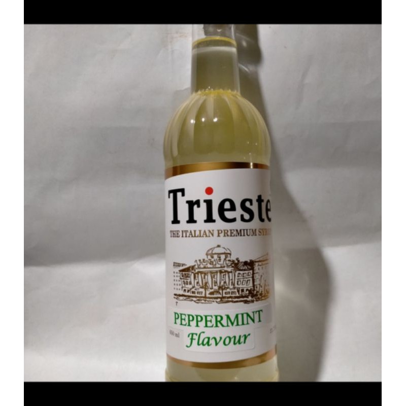 Jual THE ITALIAN PREMIUM SYRUP TRIESTE 650ML (PEPPERMINT FLAVOUR SYRUP ...