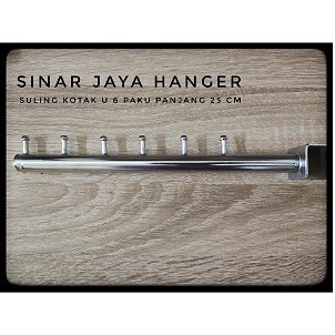 Jual hanger Suling lurus kotak 6 paku | Shopee Indonesia