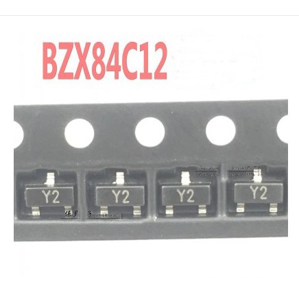 Jual Dioda Zener SMD BZX84C12 12v Marking Y2 SOT-23 | Shopee Indonesia