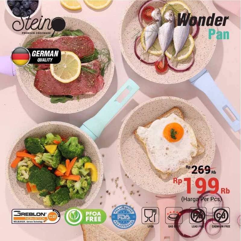 Jual PANCI FRYPAN WONDER PAN- by STEINCOOKWARE | Shopee Indonesia