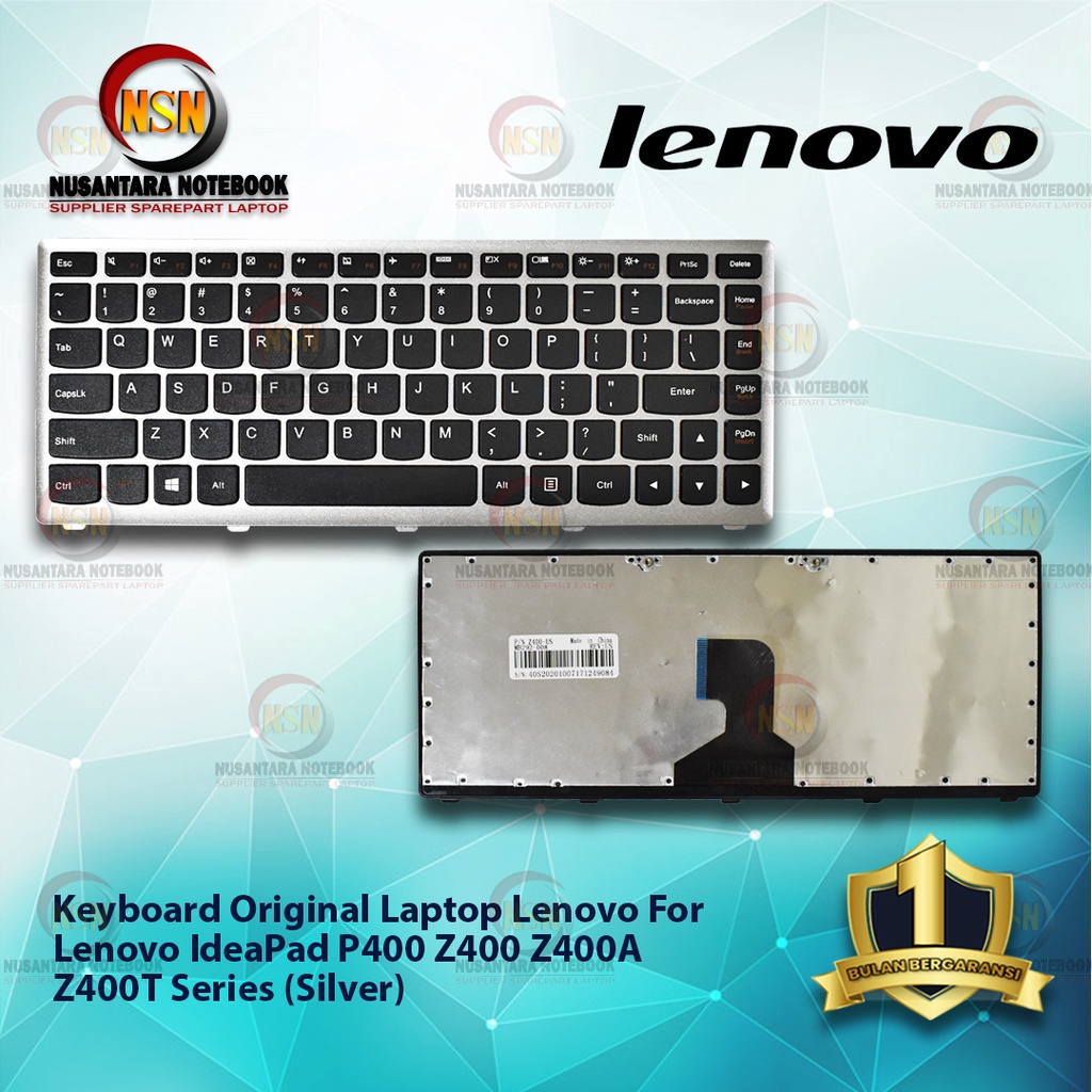 Jual Keyboard Original Laptop Lenovo IdeaPad P400 Z400 Z400A Z400T ...