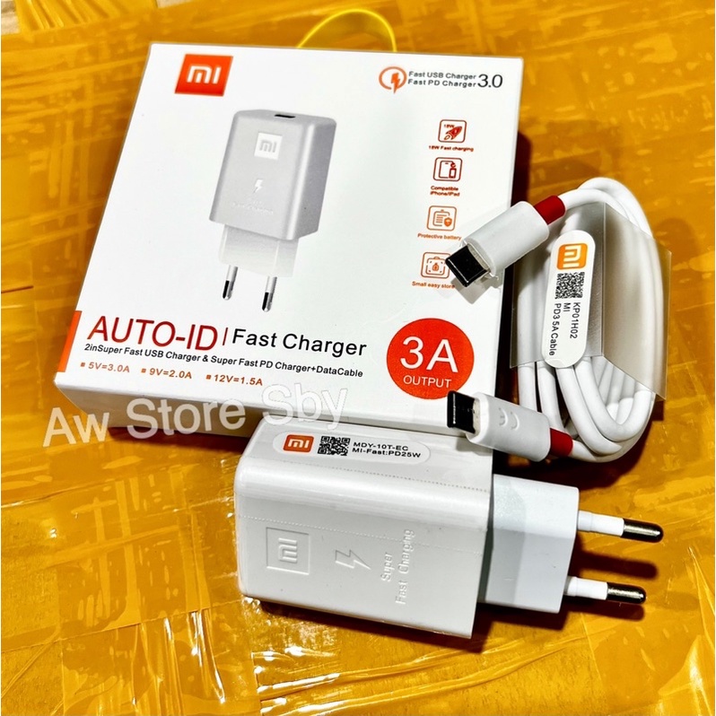 Jual (MDY10T-EC) Mi Fast PD 25W Original Charger Xiaomi Type C to C ...