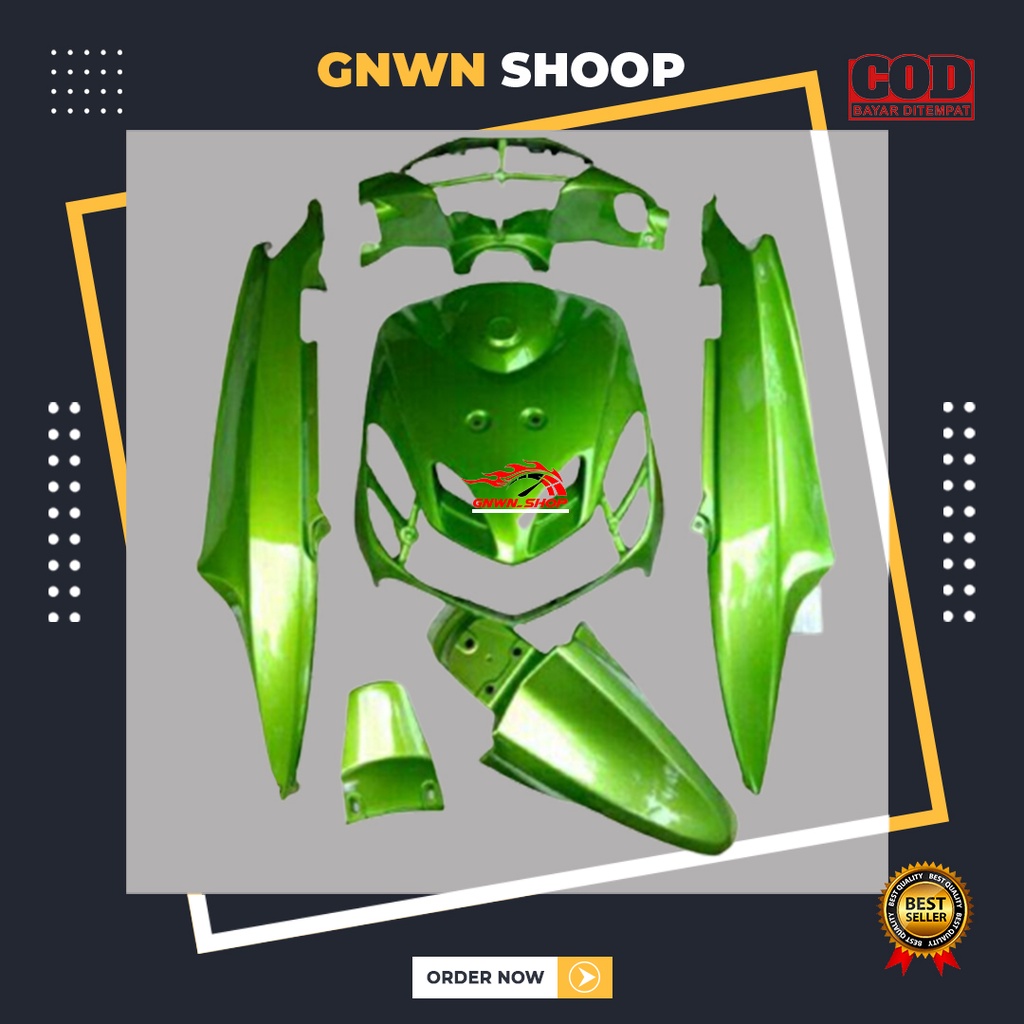 Jual Full Bodi Halus Yamaha Mio Smile - Body Mio Smile Hijau Murah ...
