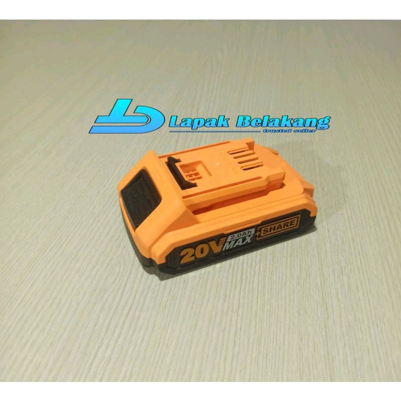 Jual INGCO CORDLESS BATERAI FBLI2001 2.0AH 20V-MAX LITHIUM ION | Shopee ...