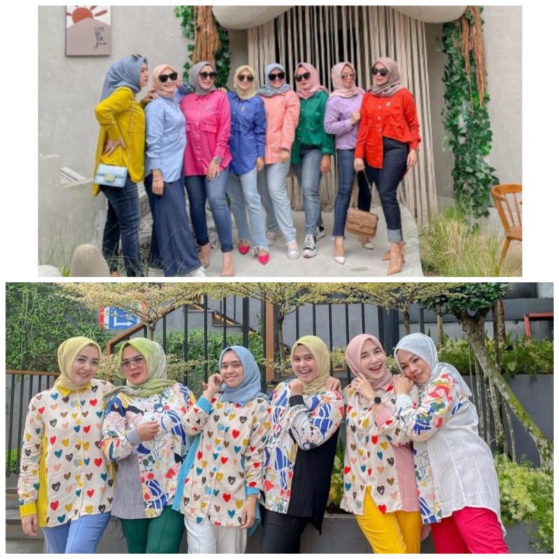 Jual kemeja damia alina Azka candy by lagaya | Shopee Indonesia