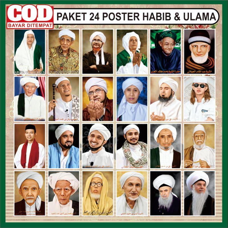 Jual MURAH Cetak foto poster Habib 6r 24 pcs dapat semua | Shopee Indonesia