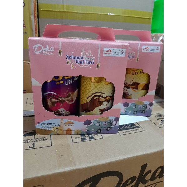 Jual PAKET LEBARAN DEKA/DK/DUA KELINCI WAFER ROLL KALENG CHOCO DAN ...