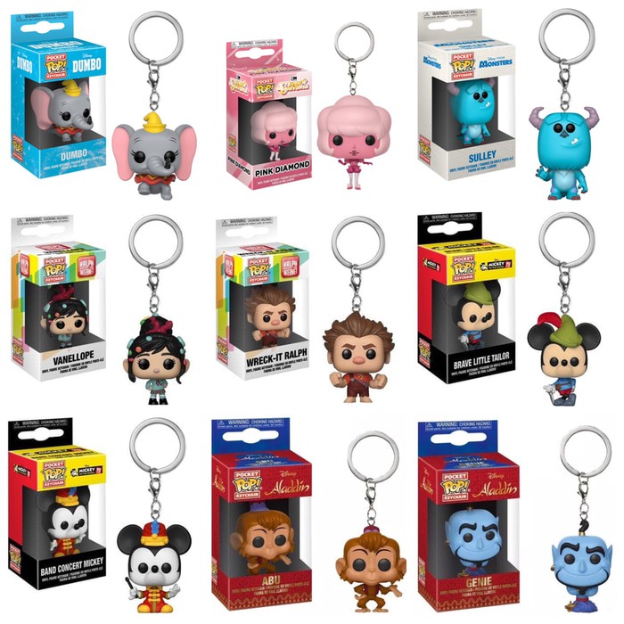 Jual [mainan-hobi] Funko POP! Keychain (Disney, Mickey, Dumbo, Sulley ...
