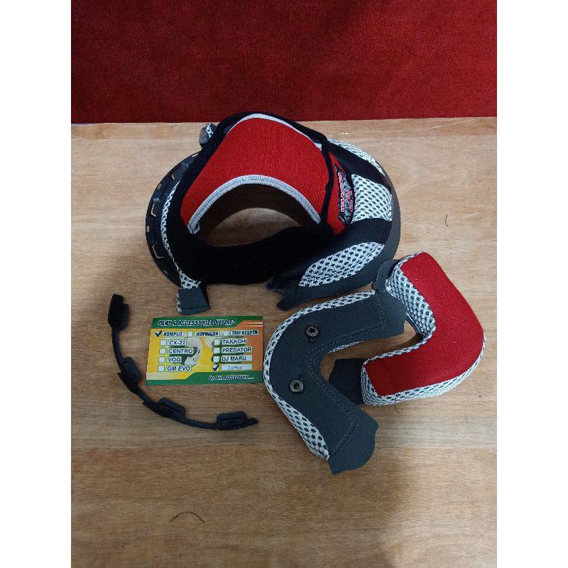 Jual Busa KYT romeo / busa KYT sportivo set Kancing Besi || Busa set Helm KYT || KYT topi COD ...