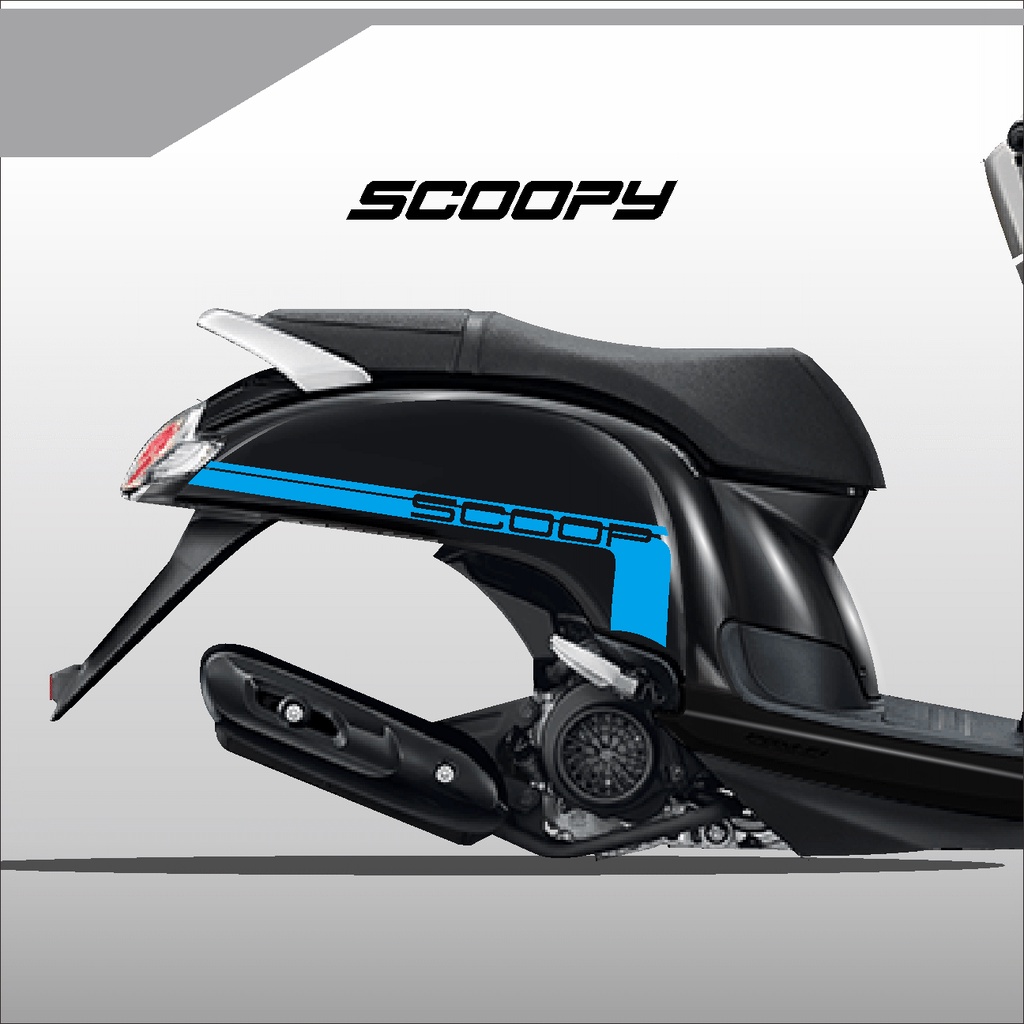 Jual Stiker Sticker Cutting Cutting Scoopy Fi New Grafis Garis Simple ...