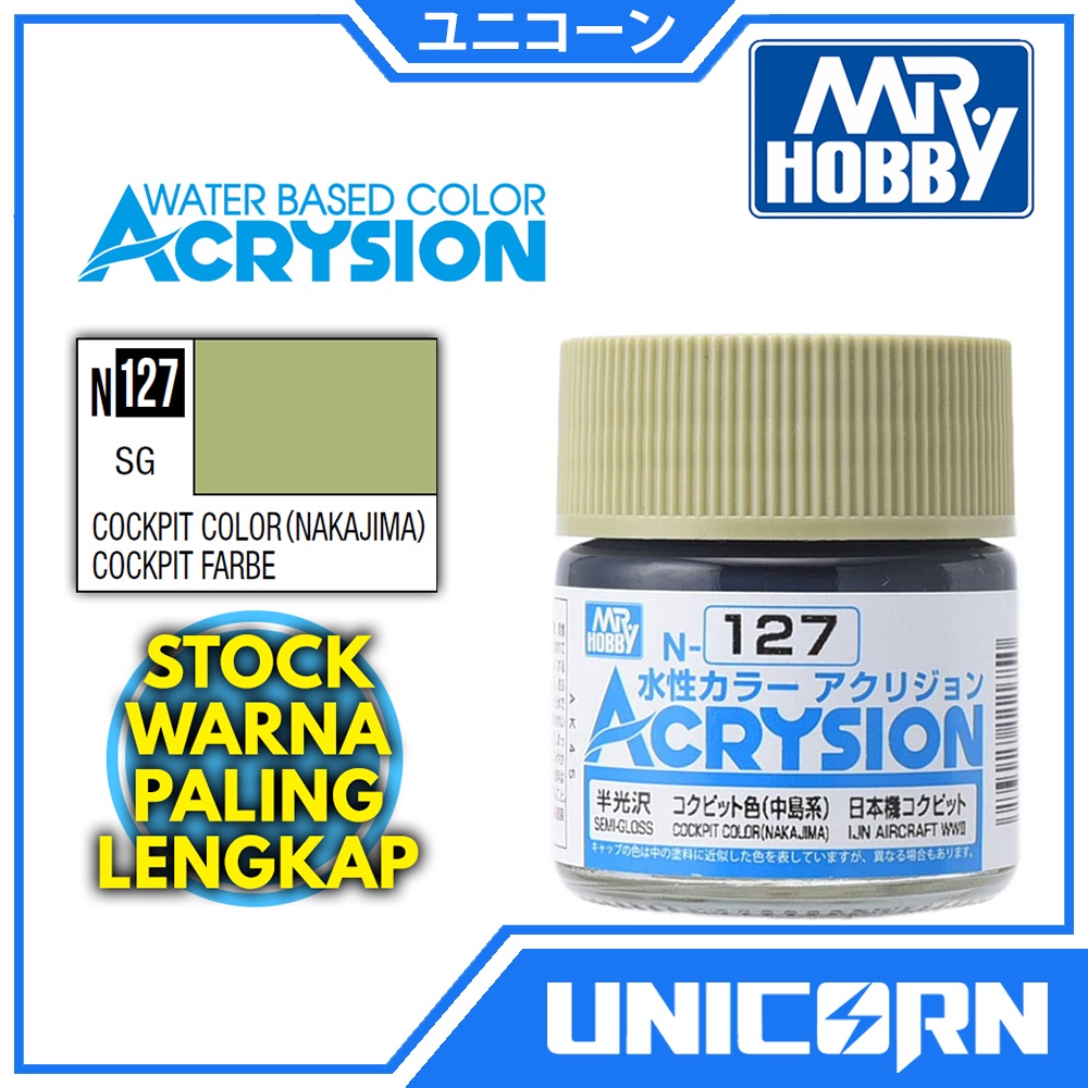 Jual ACRYSION N-127 COCKPIT COLOR (NAKAJIMA)/ CAT KUAS GUNDAM MR HOBBY ...