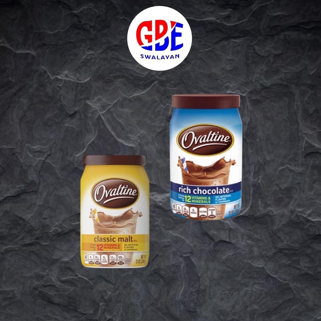 Jual Varian NESTLE OVALTINE Milk Flavoring Rich Chocolate 340g | Shopee ...