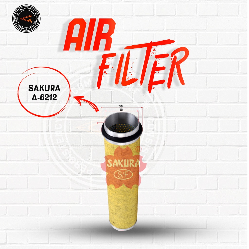 Jual Sakura Air Filter A-6212 / A6212 / Sakura Filter Udara Deutz Volvo | Shopee Indonesia