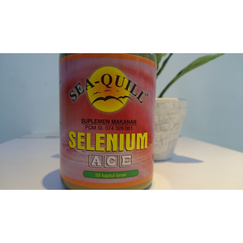 Jual SEA-QUILL SELENIUM ACE @50 KAPSUL / MULTIVITAMIN / VITAMIN A C E ...