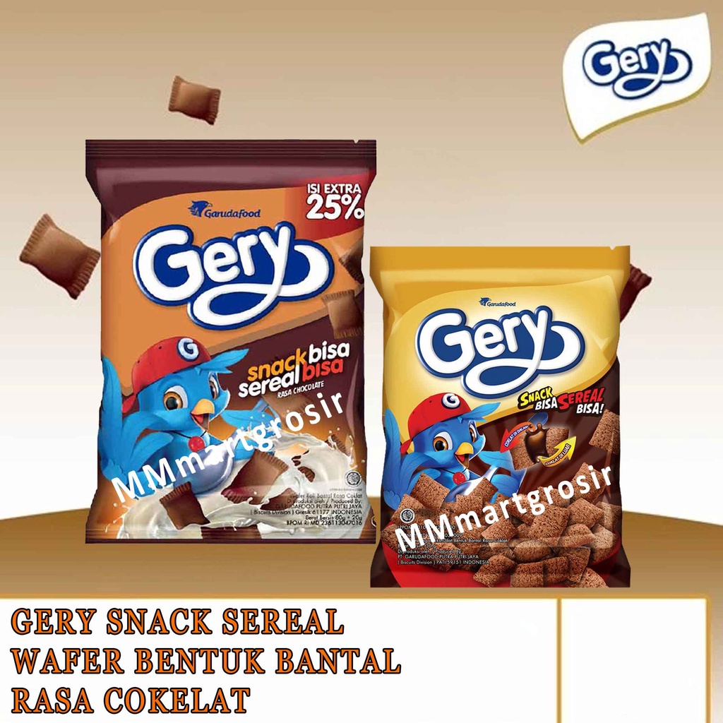Jual Gery Snack / Wafer Snack Bentuk Bantal / Snack Sereal / Rasa ...