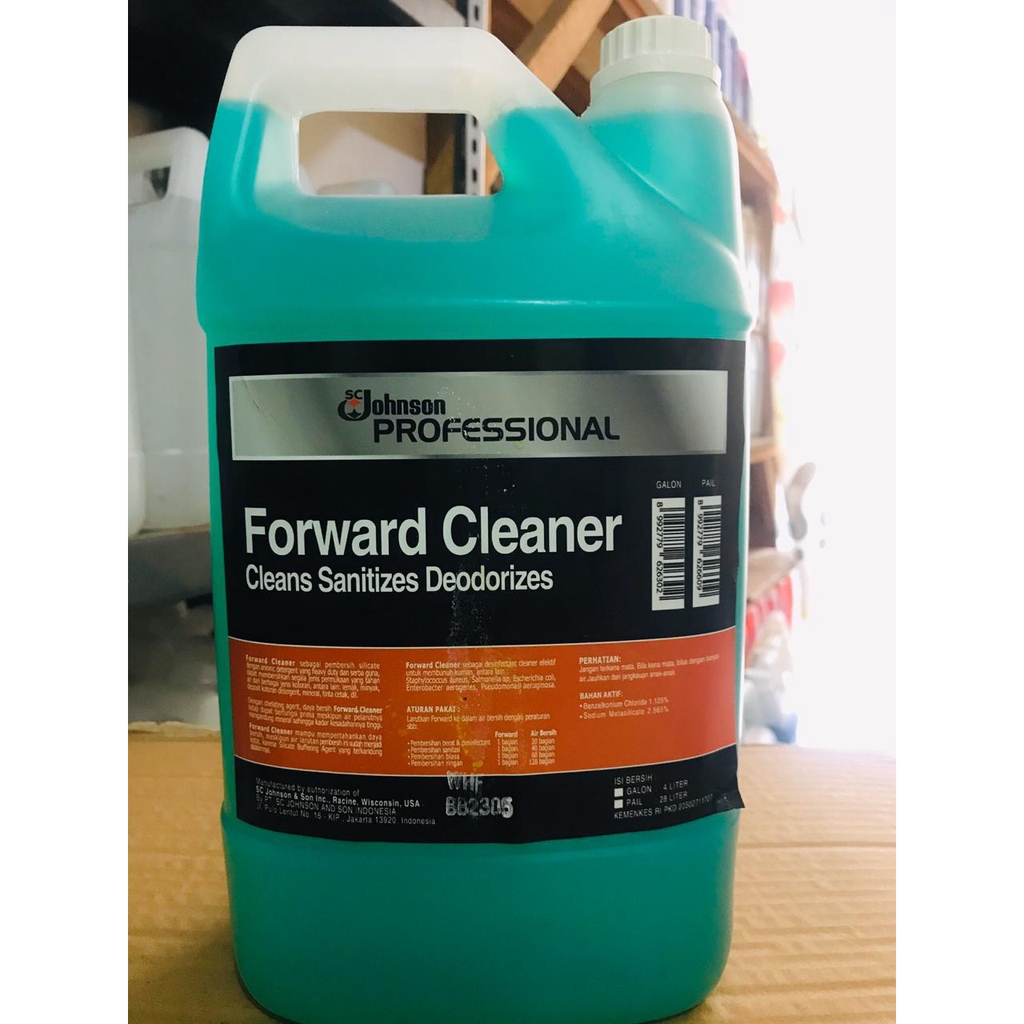 Jual Desinfektan Johnson Forward Cleaner Refill 4 Liter | Shopee Indonesia