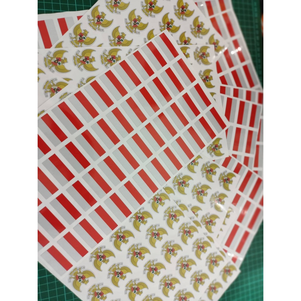 Jual STICKER BENDERA INDONESIA DAN GARUDA MINI, STICKER BENDERA DI PIPI ...