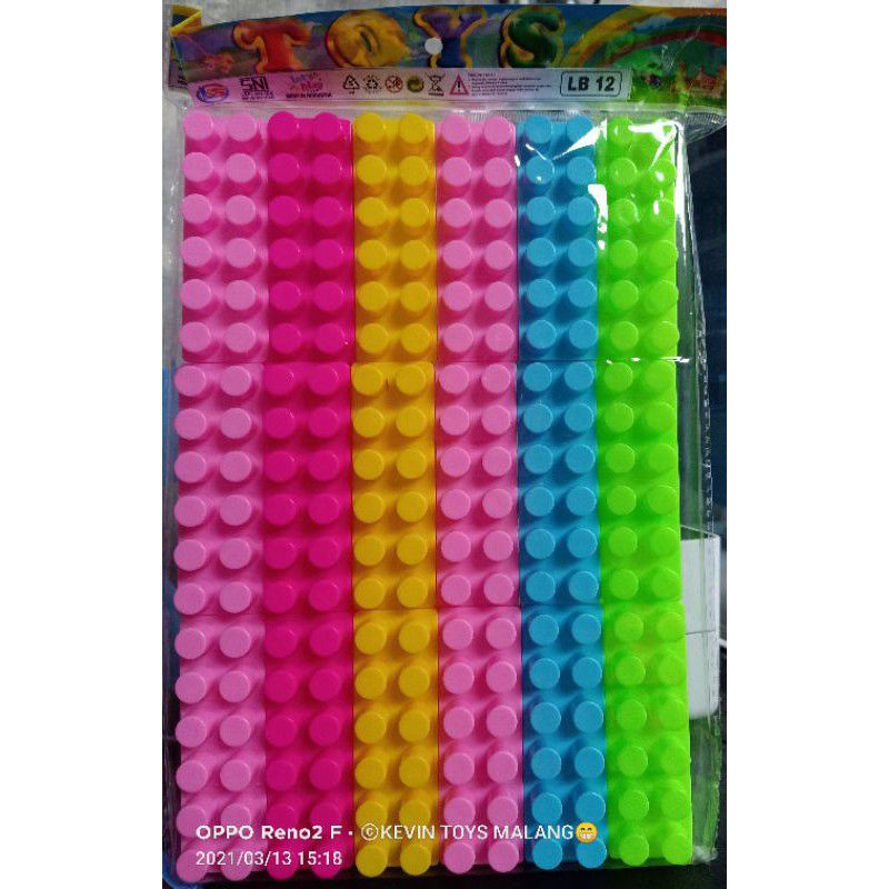 Jual LB 12 mainan Lego blok besar isi 18 pcs/ LEGO BLOK | Shopee Indonesia