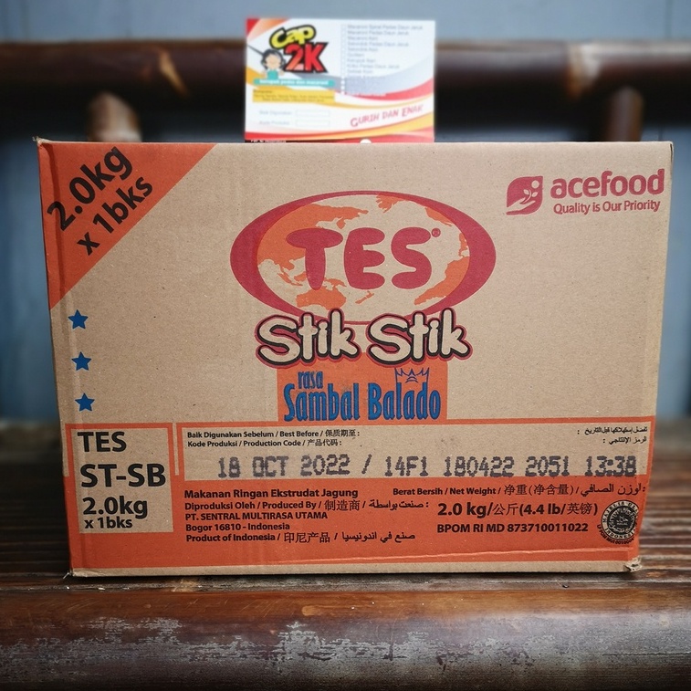Jual TES STIK STIK BALADO DAN KEJU 1 DUS 2 KG | Shopee Indonesia