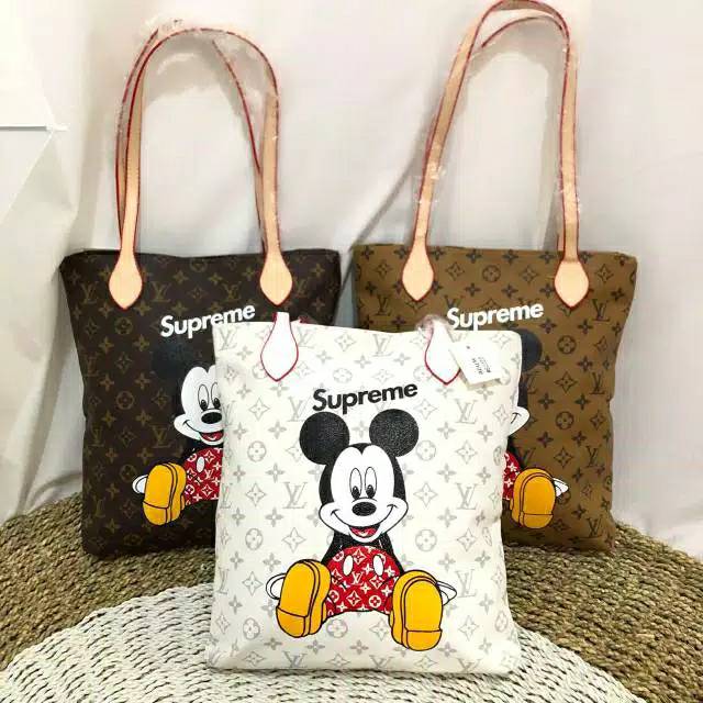 Jual Totebag Lv Mickey L | Shopee Indonesia