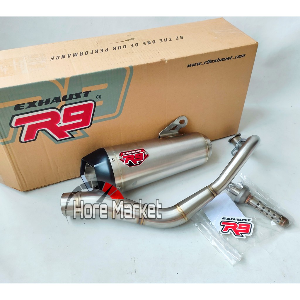 Jual KNALPOT R9 ALPHA SERIES NEW AEROX 155 2021 2022 2023 CYBER CITY ...