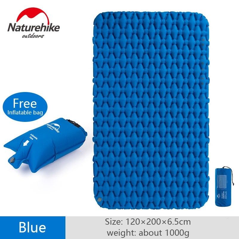 Jual MATRAS ANGIN DOUBLE SLEEPING PAD NATUREHIKE NH19Z055-P [D4] FC 11 ...