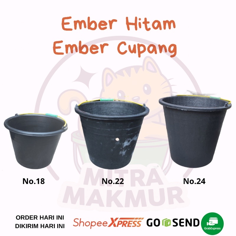 Jual NEW!! EMBER COR KARET / EMBER HITAM / EMBER ANTI PECAH / EMBER 10 ...