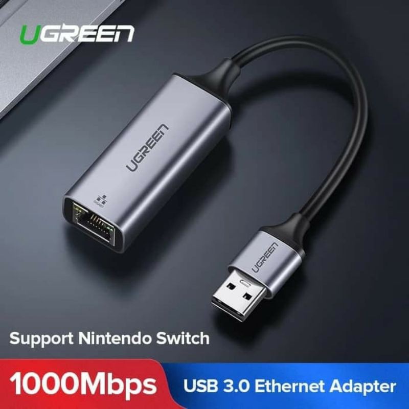 Jual Ugreen USB 3.0 to Lan 1000Mbps Ethernet Adapter | Shopee Indonesia