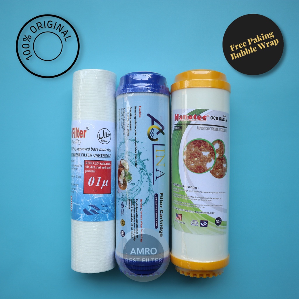 Jual Paket Filter Air Kandungan Zat Kapur ( Spon + GAC + Resin ...