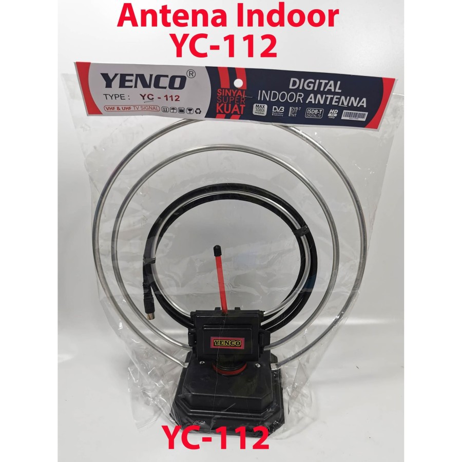 Jual ANTENA indoor TV YENKO YC-112 / ANTENA dalam INDOOR VHF & UHF | Shopee Indonesia