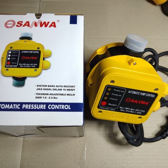 Jual CHY Gem - SANWA Otomatis / Automatic Pressure Control Pompa Air POMPA BOOSTER | Shopee ...